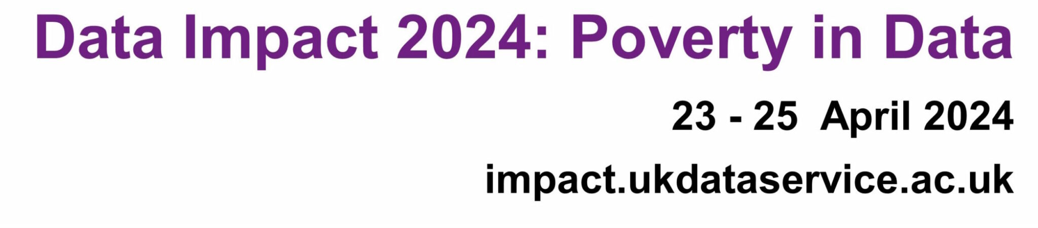 Poverty in Data event page - UK Data Service